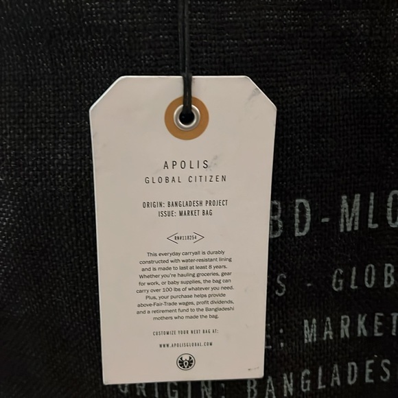 Apolis | Bags | Apolis Denver Market Bag In Black | Poshmark